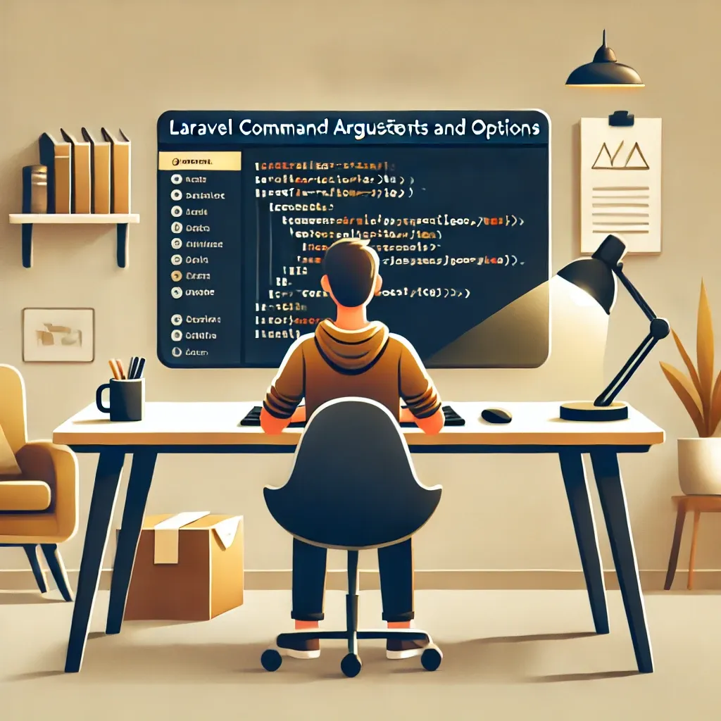 Accessing Command Arguments And Options In Laravel